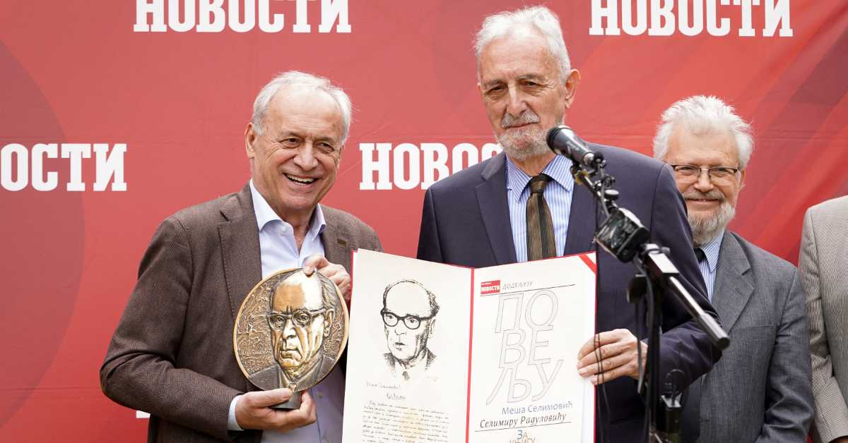 Филигранска и суптилна лирика, Селимиру Радуловићу уручена награда ...
