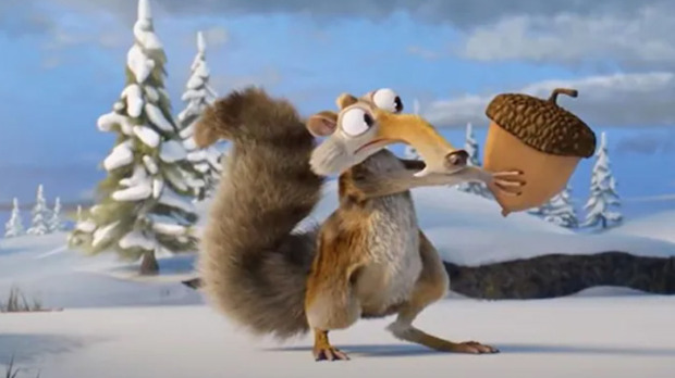 Veverica Skrat iz „Ledenog doba“, posle 20 godina pojela svoj žir ...